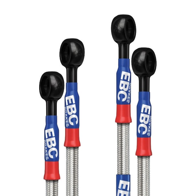 EBC - EBC Stainless Steel Braided Brake Line Race Kit (BLMR3146-2F ...